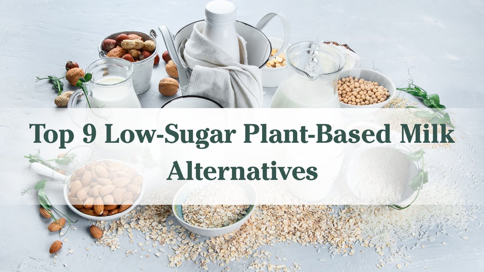 Top 9 Low-Sugar Plant-Based Milk Alternatives - Fig Lane Nutrition